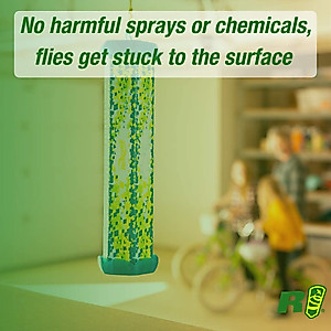RESCUE! Fly TrapStik – Indoor Hanging Fly Trap - 6 Pack