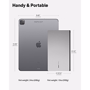 HOTO Electric Precision Screwdriver Set, 48 in 1 Electronics Tool Kit, Magnetic Bits & Box, LED Light & 2 Torque Settings, Mini Screwdriver Set for Eyeglasses, Watches, Phones, Laptops, Cameras Repair