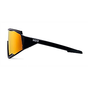 KOO Spectro Sunglasses I Performance Eyewear for Road, Triathlete & Cyclocross Sports - Black Red