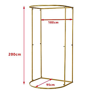 Clothing Store Fitting Room with Shading Curtain, Portable Temporary Mobile Privacy Protection Dressing Room, Foldable Mall Simple Changing Room and Display Rack, 200x100x95cm (Grey)