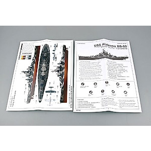 Trumpeter 1/700 USS Alabama BB60 Battleship Model Kit
