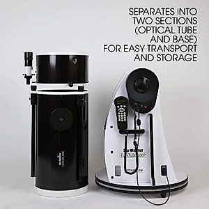 Sky Watcher Sky-Watcher Flextube 300 SynScan Dobsonian 12-inch Collapsible Computerized GoTo Large Aperture Telescope (S11820)