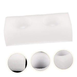 Cabilock 6 pcs Takeaway Cup Holder Dish Carrier Coffee Shop Carrier Disposable Drink Carrier Coffee Cup Holder can Carrier Foam Drink Carrier Holder Drink White Pearl Cotton Milk Tea