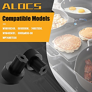 Stove Grate Rubber Feet for Samsung - W10919249 Range Grate Rubber Feet Replacement for Samsung Kitchenaid Maytag Whirlpool, Samsung Stove Parts NX58J5600SG NX58M6630SS NX58F5500SS (14 Pack)