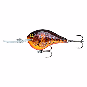 Rapala Dives-To 06 Fishing Lure (Dark Brown Crawdad)