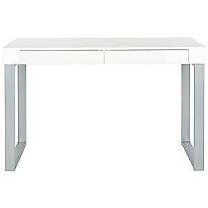 Safavieh Home Collection Barton White and Grey Desk