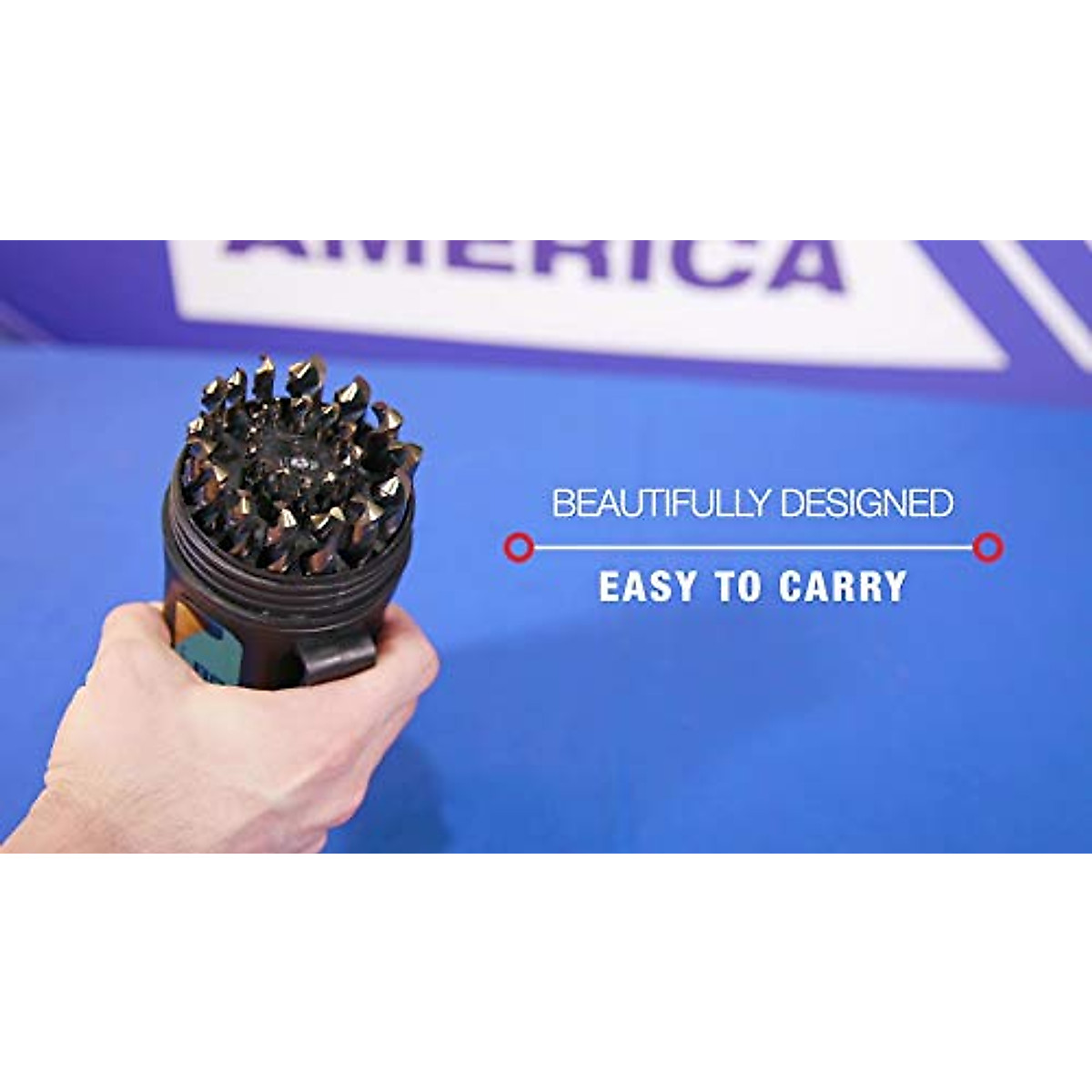 Drill America - DWD29J-CO-PC 29 Piece M35 Cobalt Drill Bit Set in Round Case (1/16" - 1/2" X 64ths), DWDCO Series