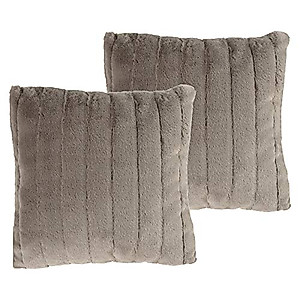 Lavish Home 80-PFF-1 Pillow, 17", Gray