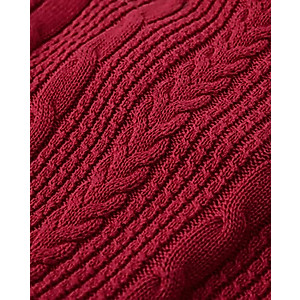 Gymboree Baby Girls and Toddler Long Sleeve Cable Knit Sweaters Shirt, Salsa Red, 4T US