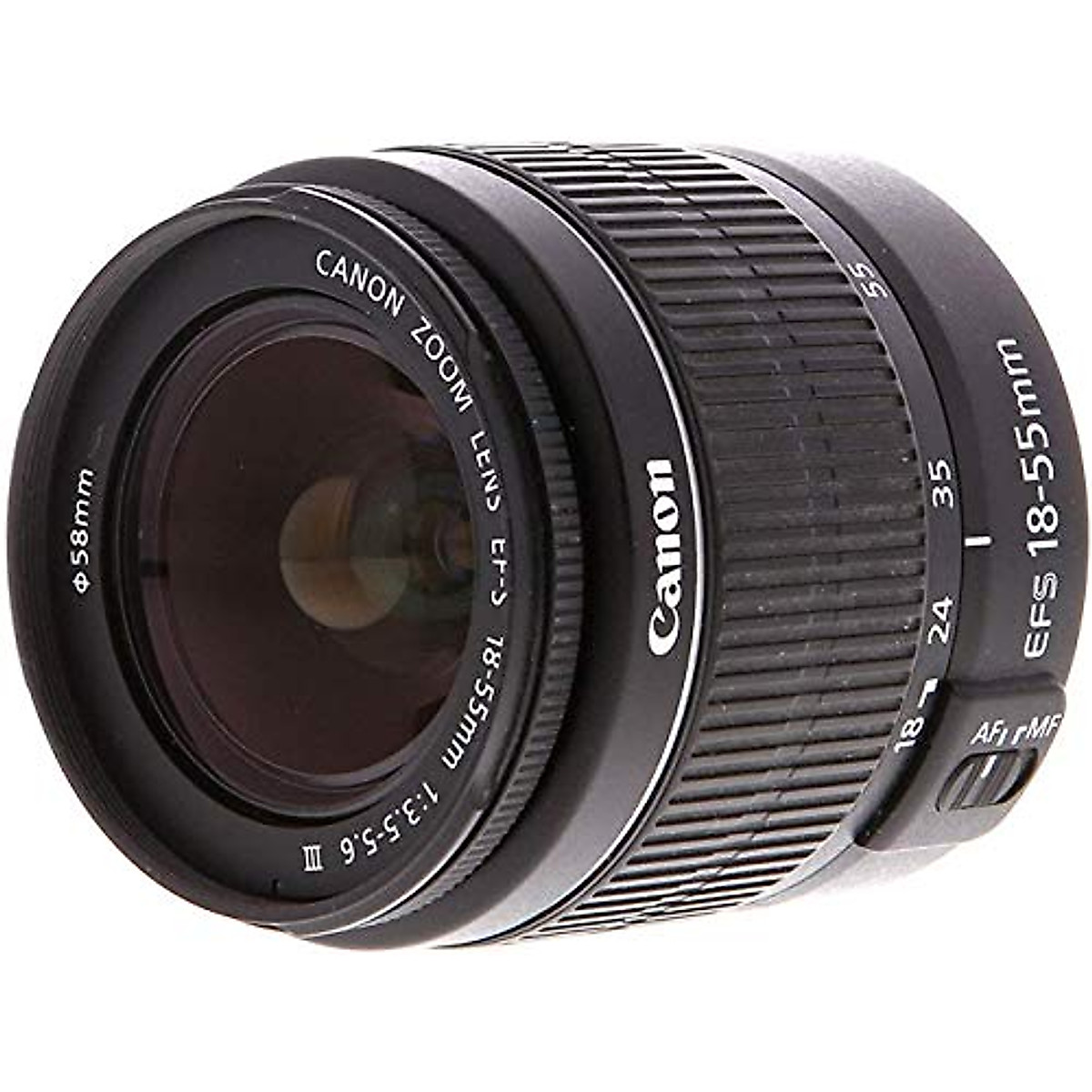 Canon EOS 2000D Rebel T7 Kit with EF-S 18-55mm f/3.5-5.6 III Lens + Accessory Bundle Model Electronics Cloth (Renewed) Black