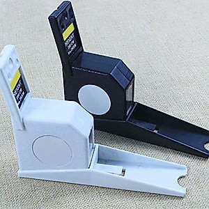 2m/78.7'' Stadiometer Right-Angle Telescopic Tape Measure, Wall Mounted Growth Stature Meter Measure Home Use Adult Children Roll Ruler Height Measuring Tool(White)