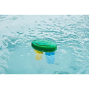 FROG Serene Floating Sanitizing System + 2 Bromine Cartridges for Hot Tubs, Quick and Easy Self-Regulating Hot Tub Sanitizer with Bromine and FROG Sanitizing Minerals