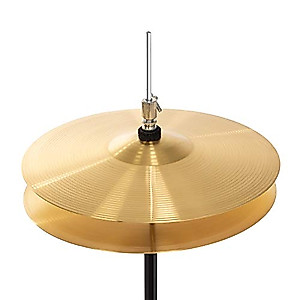 Ashthorpe 5-Piece Complete Full Size Adult Drum Set with Remo Batter Heads - Red