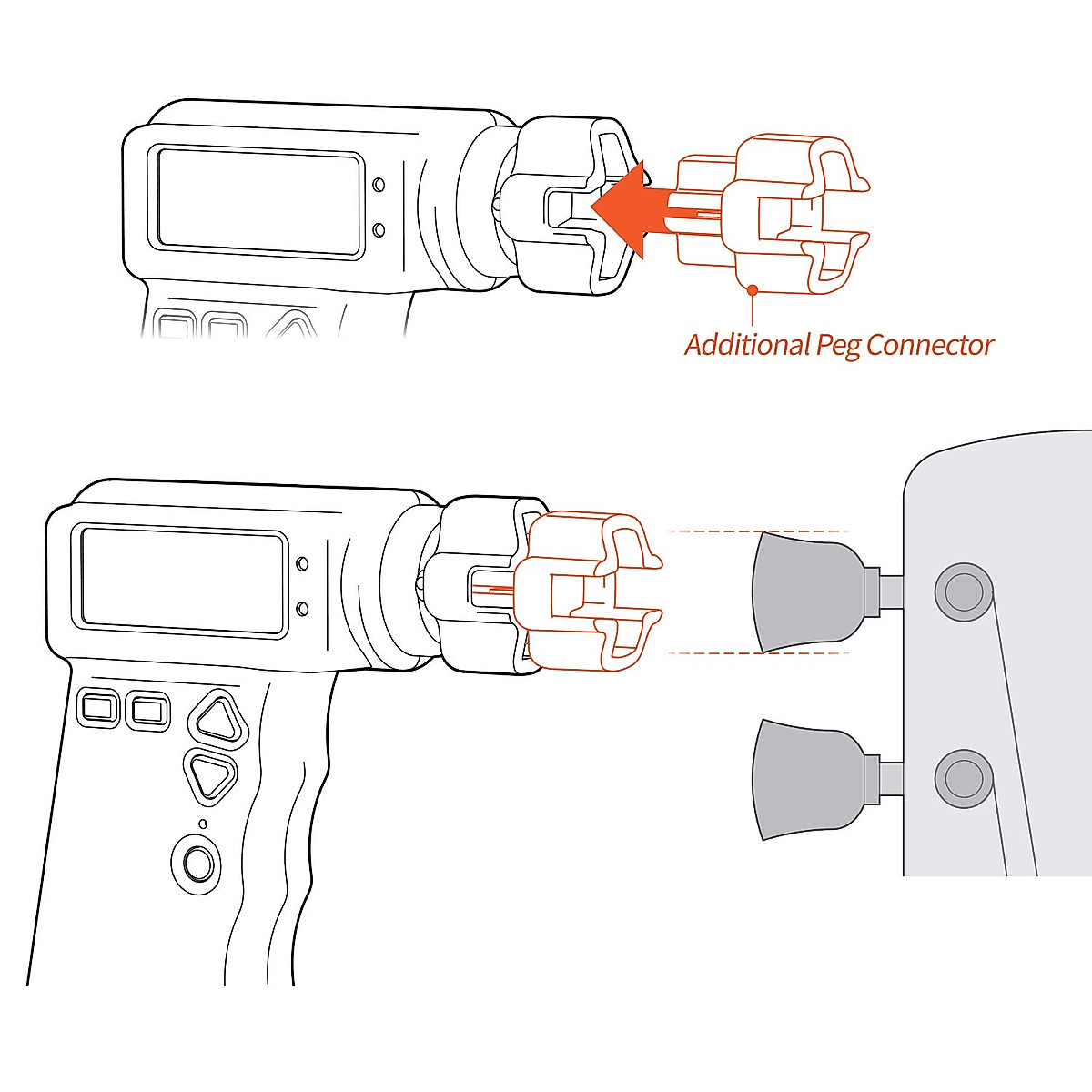 JOWOOM T2 Smart Automatic Guitar & Ukulele Tuner | Fast Acoustic Guitars Auto-Tuner With 180RPM Electric String Winder | Safe & Professional Grade Tuner For Ukuleles | USB Rechargeable Battery | Black