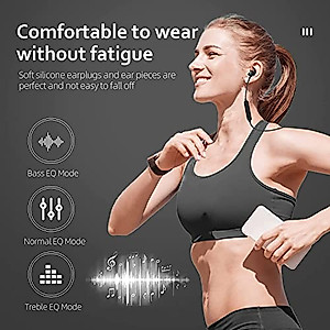 Bluetooth Headphones,V5.0 Wireless Magnetic Earbuds 16H Playtime,IPX7 Sweatproof Bluetooth Neckband Earphone with Built-in Microphone for Sports Phone Call Music(Black)