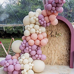 White Sand Balloons Party Balloons 18 Inch 10 Pack Cream White Latex Balloons for Baby Shower Happy Birthday Party Decorations