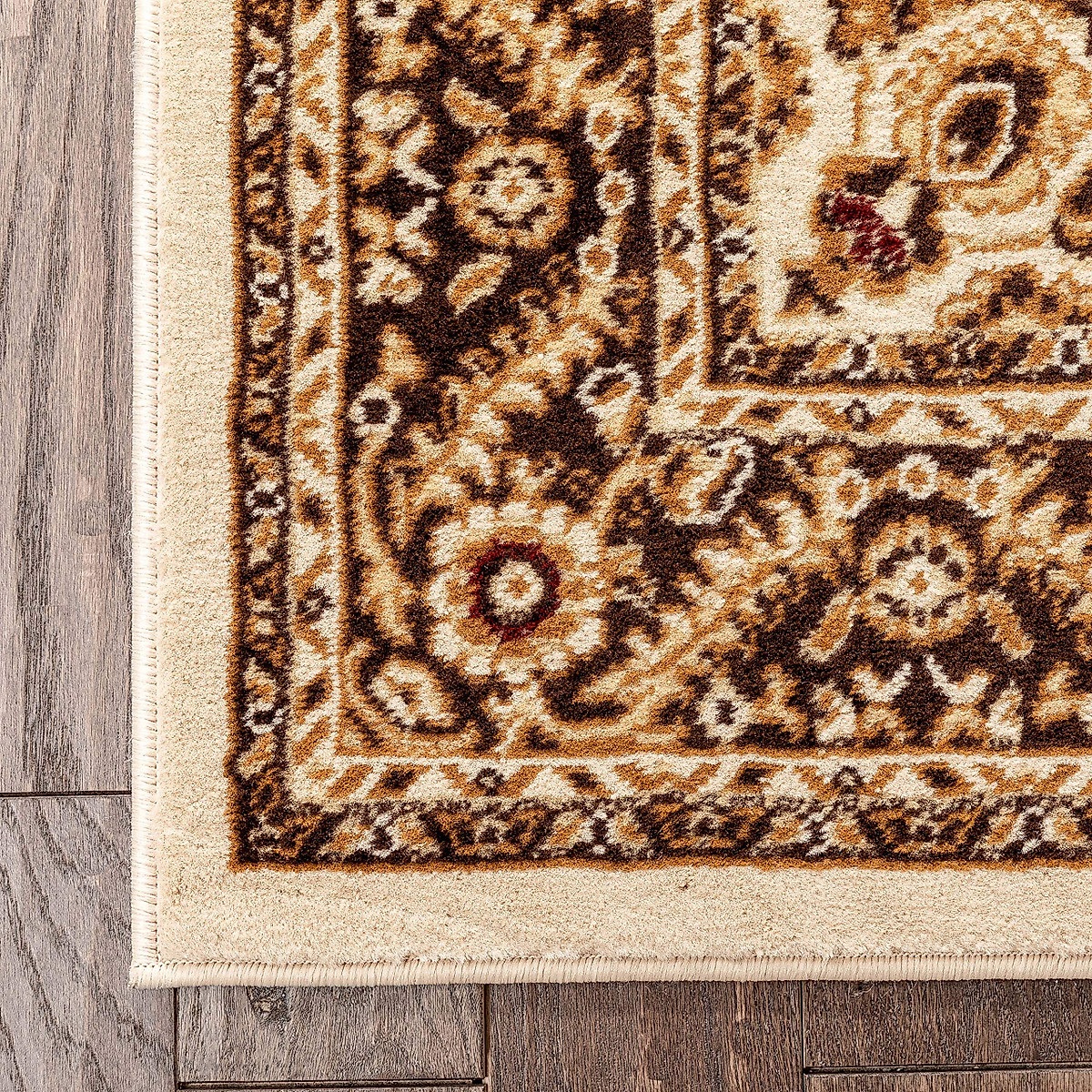 Well Woven Delos Red Traditional Oriental Medallion Floral Area Rug 8x10 (7'10" x 9'10")