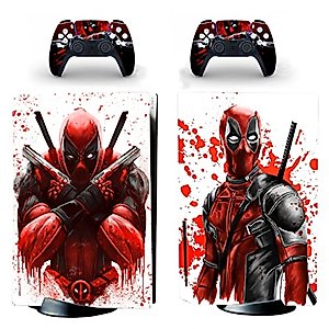 JOCHUI PS5 Standard Disc Console Controllers DP Skin Sticker Decals PS5 Console and Controllers
