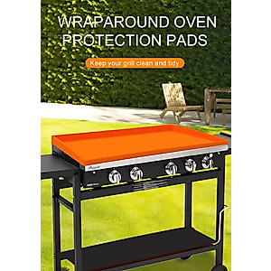 Silicone Griddle Mat, 【Upgraded Full-edge】Griddle Top Covers for Blackstone 28'', Heavy Duty Food Grade Silicone Griddle Cover,Protect Your Griddle All Year Round