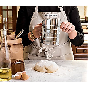 Stainless Steel Sifter Sieve Mesh Strainer for Flour Fruits Vegetables Cleaning Sifting Essential Kitchen Tools