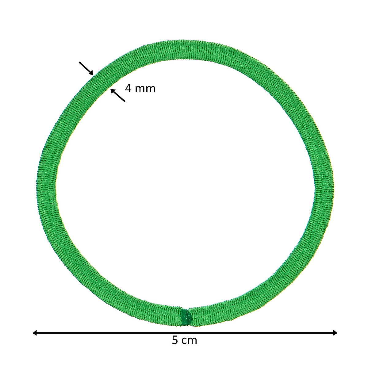 Expressions 216-Piece Hair Ties, 4mm Hair Elastics Bright Colors Value Pack, No Metal Hair Bands for Women, Durable Ponytail Holders For Thick Hair, Curly Hair and All Hair Types