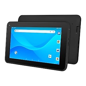 Ematic 7" Quad-Core Tablet with Android 8.1 Go Edition, Black