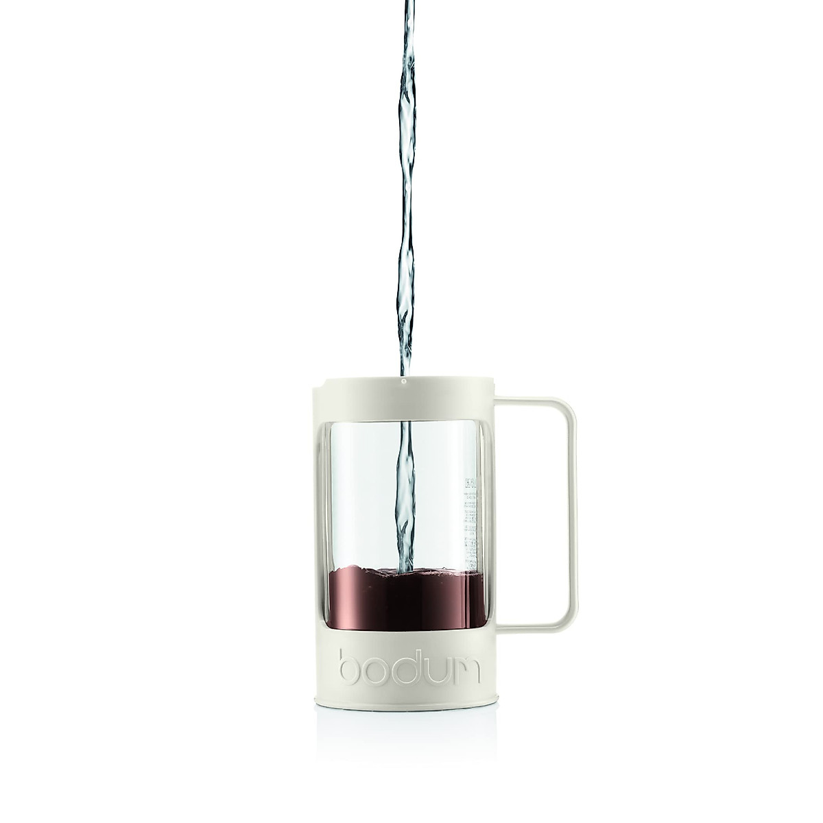 Bodum Bean French Press Coffee Maker with Coffee Grind Catcher, 34 Ounce, Black