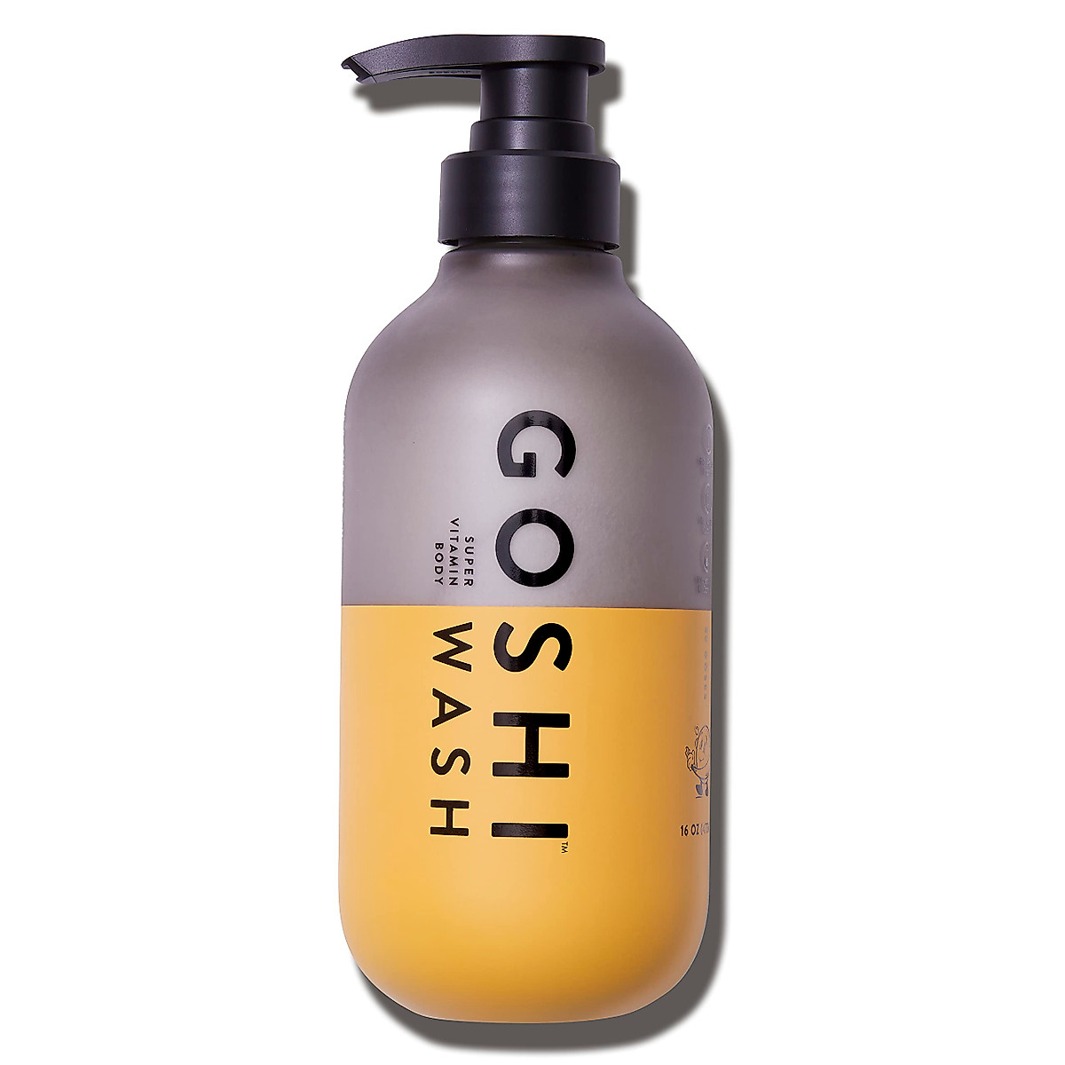 GOSHI Super Vitamin Body Wash 16 oz - pH-Balanced Moisturizing Body Wash for Men and Women - For All Skin Types