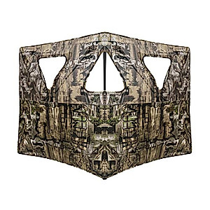 Primos Hunting Double Bull Stakeout Blind with SurroundView, Portable with Carry Bag in Truth Camo 65158