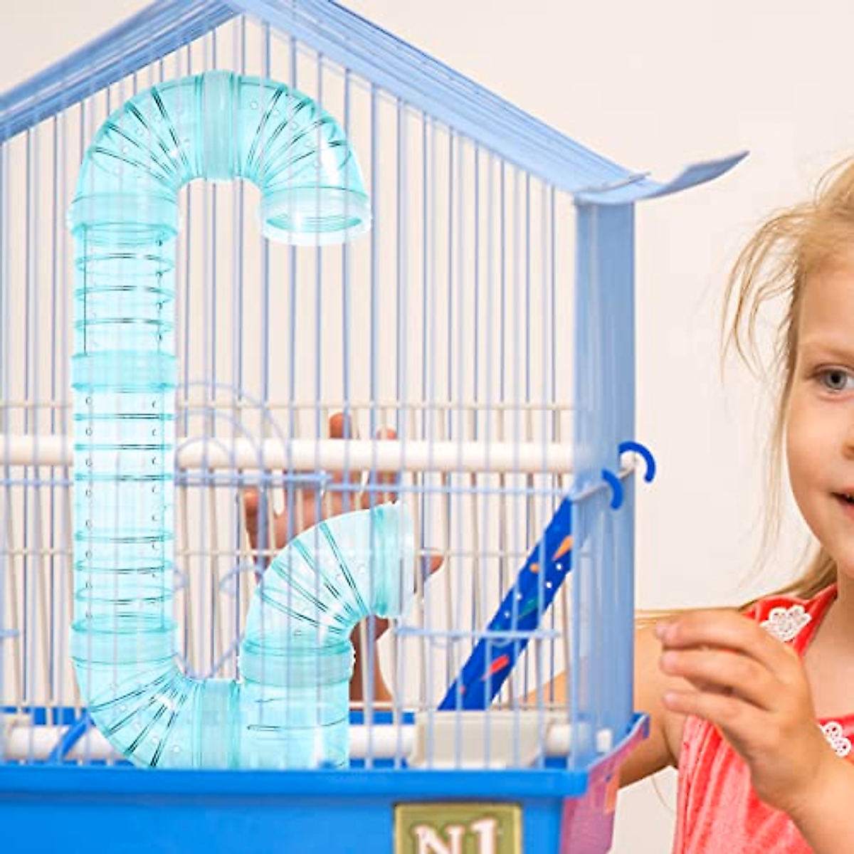 Hamster Bed Hamster Tubes Set, Hamster Tunnel Hamster Tubes and Tunnels Hamster cage Tubes Hamster Tunnels for Small Animal Hideout