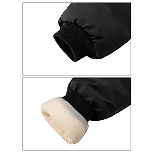 SEAUR Baby Snow Bib Pants - Warm Down Trousers for Boys and Girls, Thick Winter Pants for Skiing, Toddler