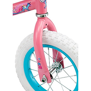 Pacific Princess Character Kids Bike, 12-Inch Wheels, Ages 3-5 Years, Coaster Brakes, Adjustable Seat, Pink, One Size
