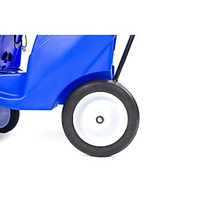 Gaggle by Foundations 4 Seat Buggy Stroller | 4-Seat Quad Stroller with 5-Point Harness for Added Safety | Multi-Child Stroller with Soft Stop Brake | Fits Through Standard Doorways | Blue
