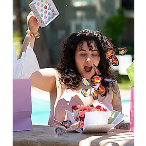 Send a Cake Explosion Box Gift with Flying Butterfly Surprise- Birthday, Holiday, Special Occasion – Birthday Treat for Women, Men, Adults, Kids