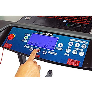 Exerpeutic 5000 ExerWork 20" Wide Belt Desk Treadmill with Adjustable Desktop Height, 325 lbs Capacity