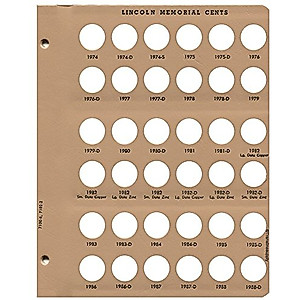 Dansco US Lincoln Memorial Cent Coin Album 1958 - 2009 #7102