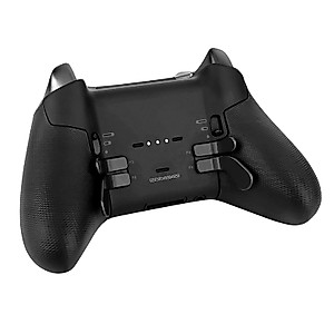 TOMSIN 4 pcs Interchangeable Paddles, Metal Stainless Steel Replacement Parts for Xbox One Elite Controller Series 2 (2 Medium & 2 Mini)