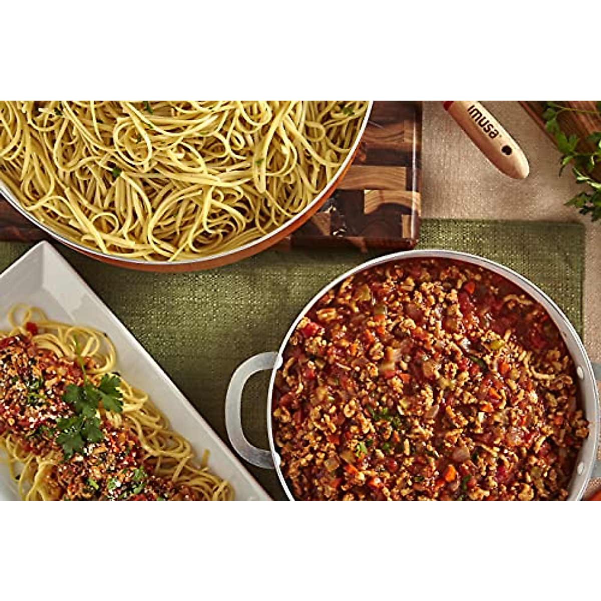 IMUSA USA 6.9Qt Hammered Basic Caldero (Dutch Oven), 30cm, Black