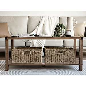 StorageWorks Seagrass Storage Baskets