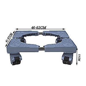 YGCBL Multifunction Portable Hand Trucks,Trolleyplastic Dolly Transport Roller Dollies Polypropylene Antirust Movable Base Universal Wheel Dryer 7Kg Capacity,Gray