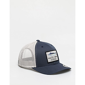 Salty Crew Men's Standard Retro, Navy/Silver, One Size