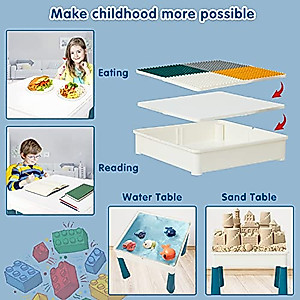 ide·o Toddler Table and Chair Set - Kid Table and Chair Set, Kids Play Table，Playroom Furniture，Kids Table with Storage