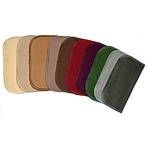 1 Ply Solid Flannel 8x8 Inches Set of 10 Earth Tone Edging