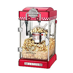 Great Northern Popcorn Company Little Bambino Popcorn Machines, 2.5 Ounce, Red