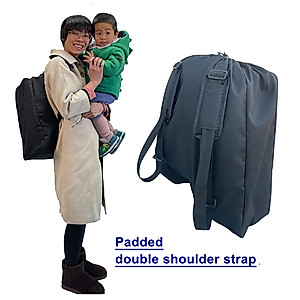 AICTIMO Stroller Knapsack, Prams Organize Travel Bag, Pushchair Transport Bag Compatible With GB Pockit All City, Cybex Libelle and Babyzen YOYO Stroller