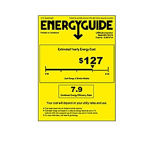 14000 BTU Portable Air Conditioners, Portable AC Unit with 90° Adjust Angle Powerful Cooling for Room Up to 500 Sq. Ft, 3 in 1 Air Conditioner, Dehumidifier & Fan Modes, with Remote, 24Hrs Timer, White