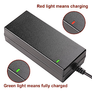 42V 2A Charger 1 Prong for 36V Lithium Ebike Escooter Compatible with Gotrax and All Brands' Electric Bike Scooter 5.5mm Plug