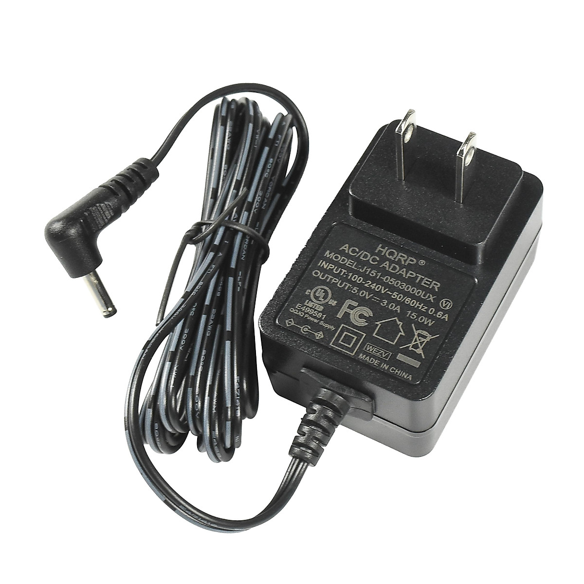 HQRP 5V AC Adapter Compatible with VIZIO SB2920-C6 29-Inch 2.0 Channel Sound Bar Power Supply Cord Adaptor SB2920C6 Simsukian SK01G-0500100U + Euro Plug Adapter