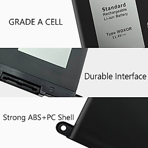 NATNO WDX0R Laptop Battery for Dell Inspiron 13-5000 15-5000 15-7000 17-5000 Series 7378 7368 5368 5378 5379 7560 7569 7570 7579 5565 5567 5568 5578 5767 5765 [42Wh 11.4V 4Cell]