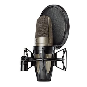 Shure KSM42 Cardioid Condenser Microphone - Large Dual-Diaphragm Side-Address Mic for World Class Vocals, with Prethos Advanced Preamplifier Technology, Ultra-Wide Dynamic Range & Internal Shock Mount